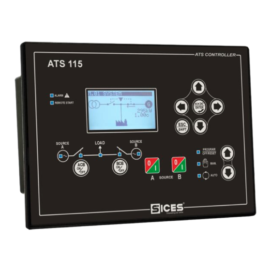 SICES ATS115 USER MANUAL Pdf Download | ManualsLib