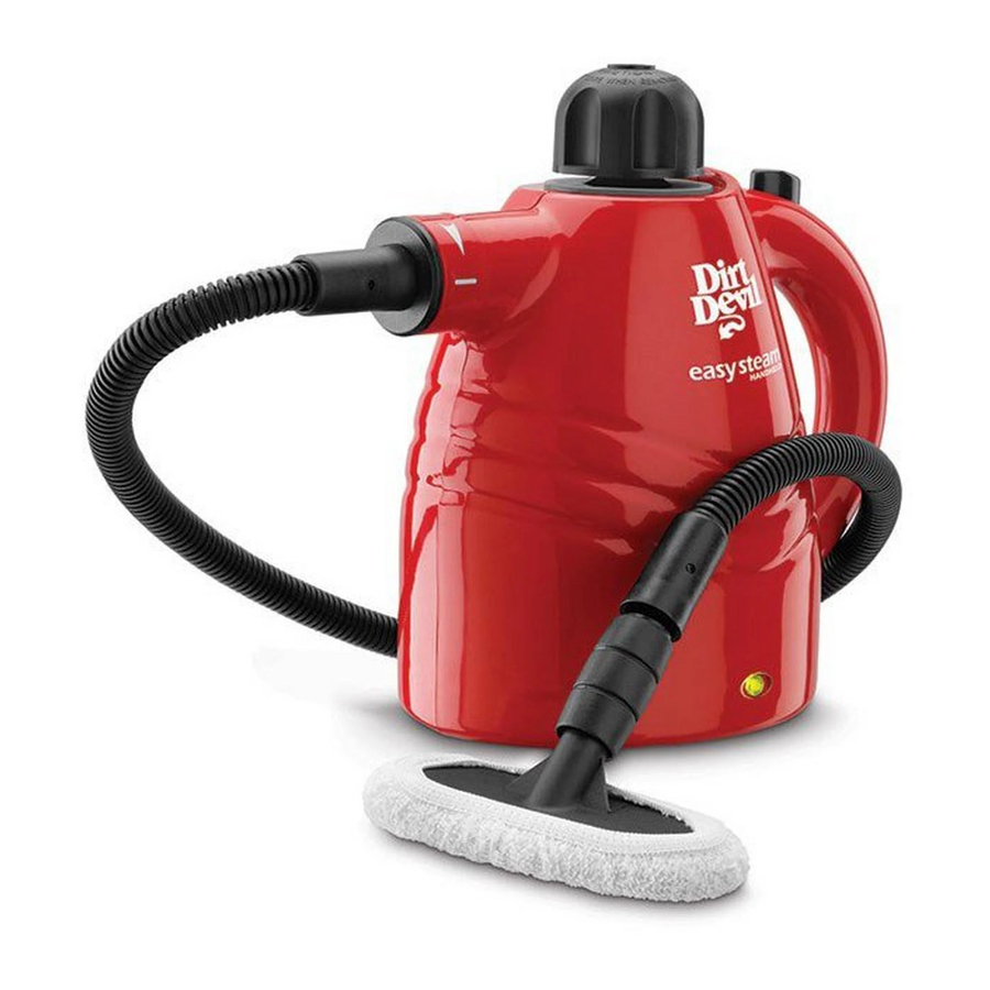 Dirt Devil PD20005 - Steam Handheld Steamer Manual | ManualsLib