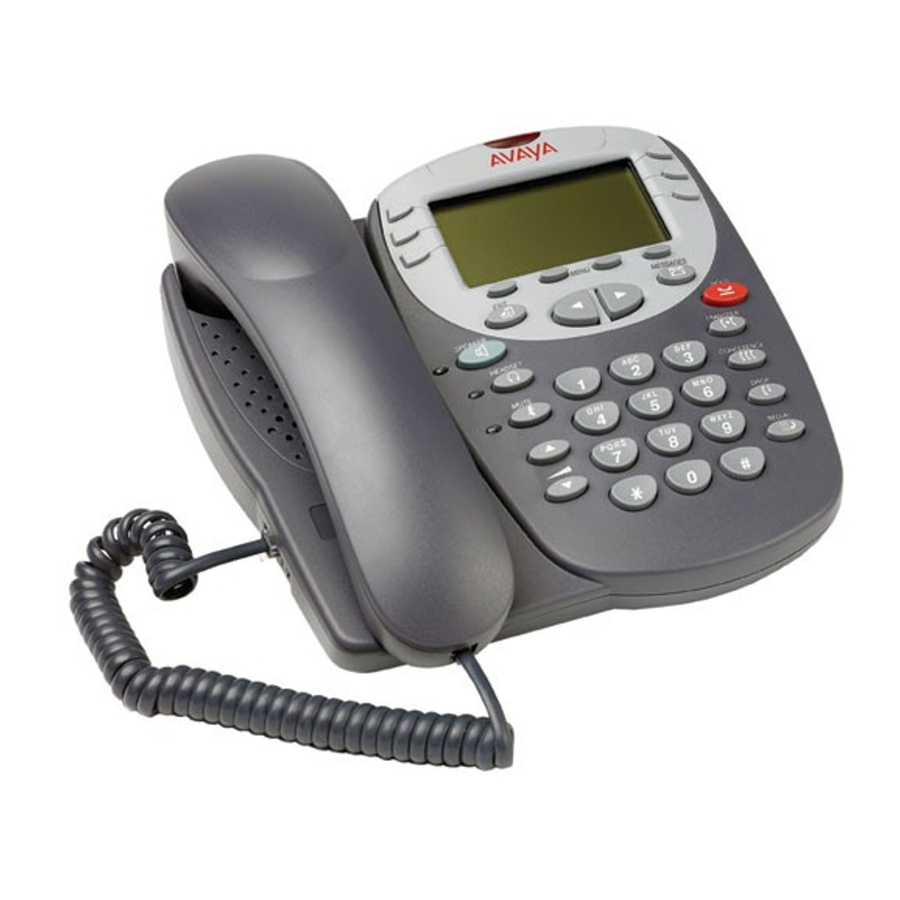 Avaya IP Office 5410 - IP Phone Quick Reference Guide | ManualsLib