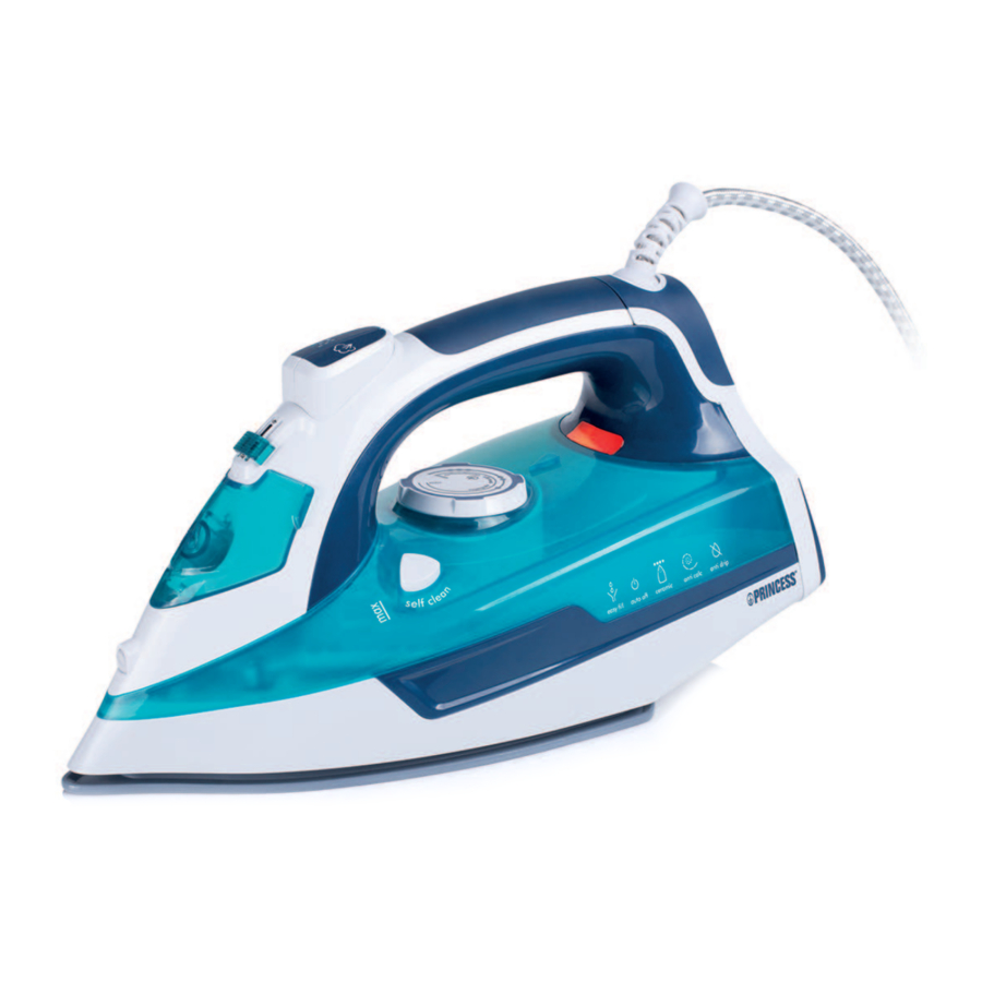 Princess Steam - Iron Manual | ManualsLib