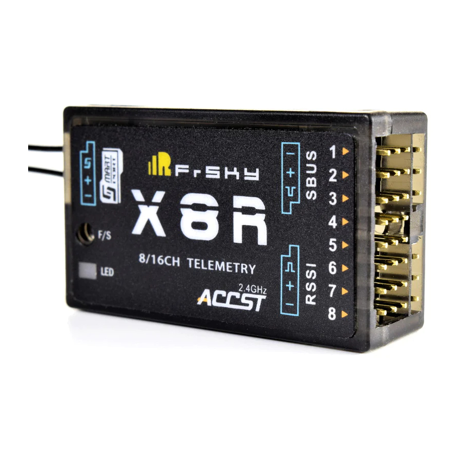 FrSky X8R, X8R-EU - 2.4GHz ACCST Manual | ManualsLib