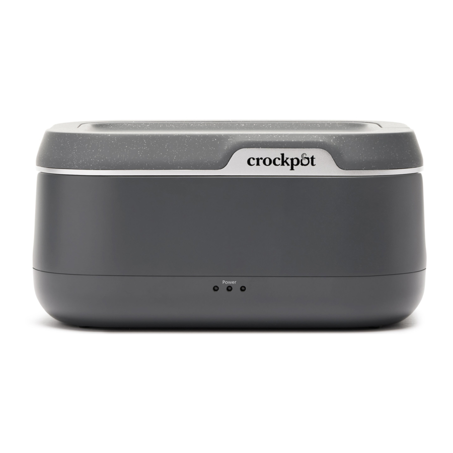 Crock-Pot Go CPSCW31-B - Portable Food Electric Lunch Box Manual ...