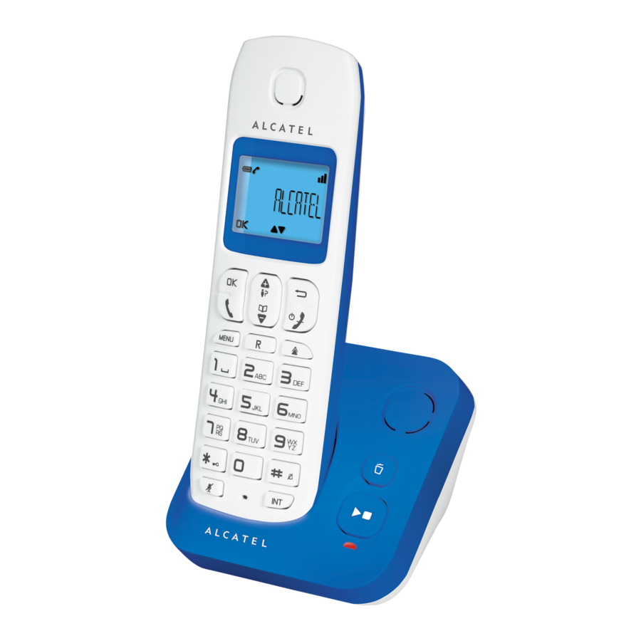 Alcatel E130 VOICE, E190 VOICE - Wireless Telephone Start Up Guide ...