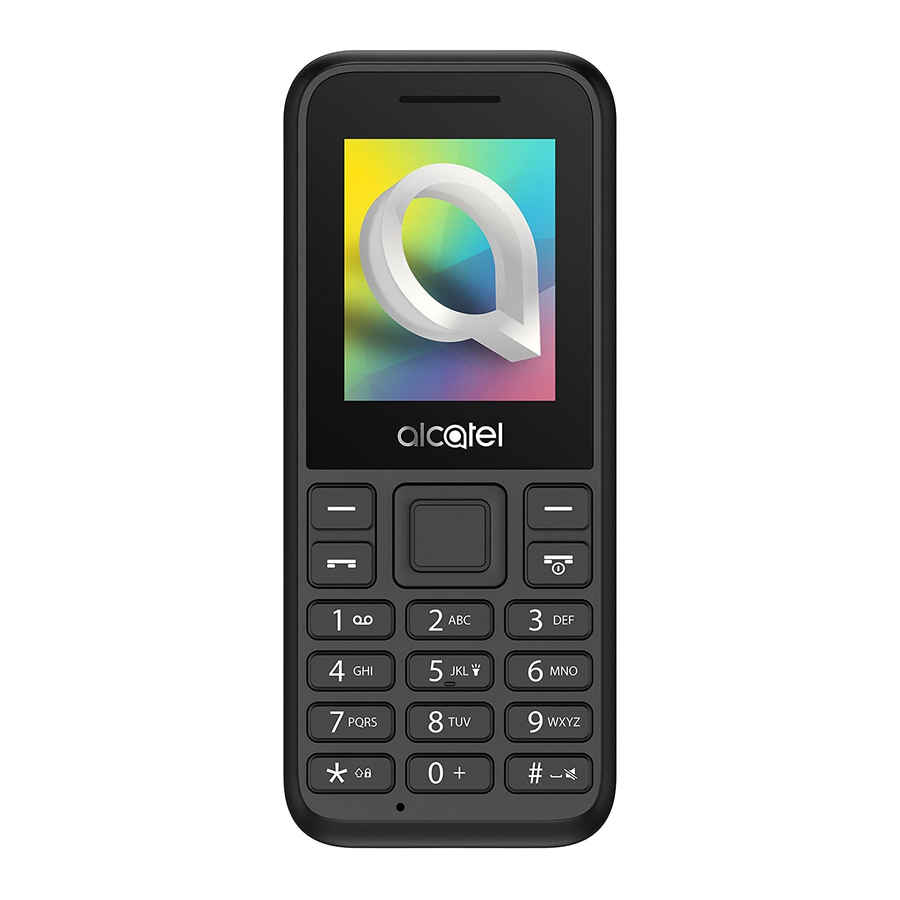 Alcatel 1066F - Mobile Phone Quick Start Guide | ManualsLib