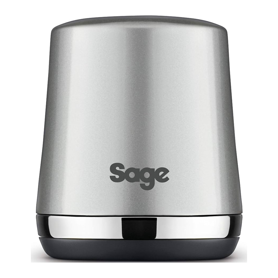 Sage the Vac Q SBL002 - Vacuum Pump Manual | ManualsLib