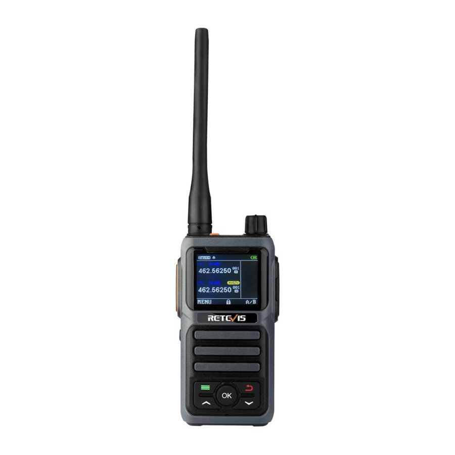 Retevis RB17P - Two Way Radio Manual | ManualsLib
