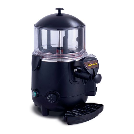 User Manuals: Apuro CN219-A Hot Chocolate Dispenser
