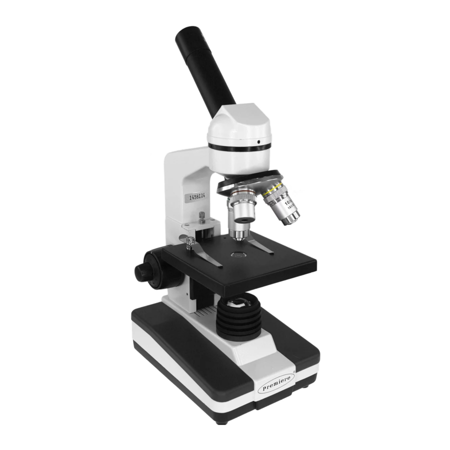 Premiere MS-01L, MS-03L - Microscope Manual | ManualsLib