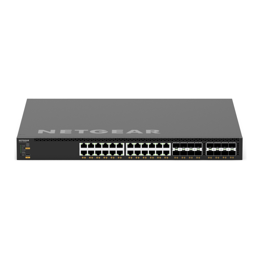 NETGEAR M4350 Series - Fully Managed Switch Installation Guide | ManualsLib