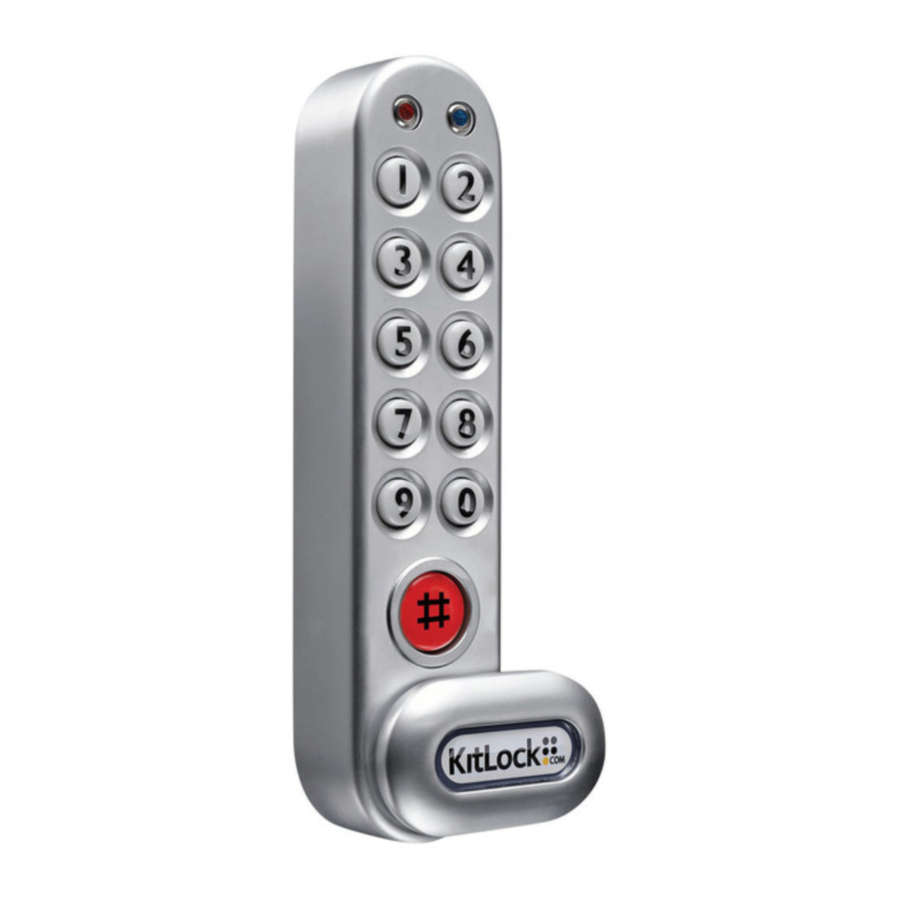 Kit-Lock KL1000 - Lock Manual | ManualsLib