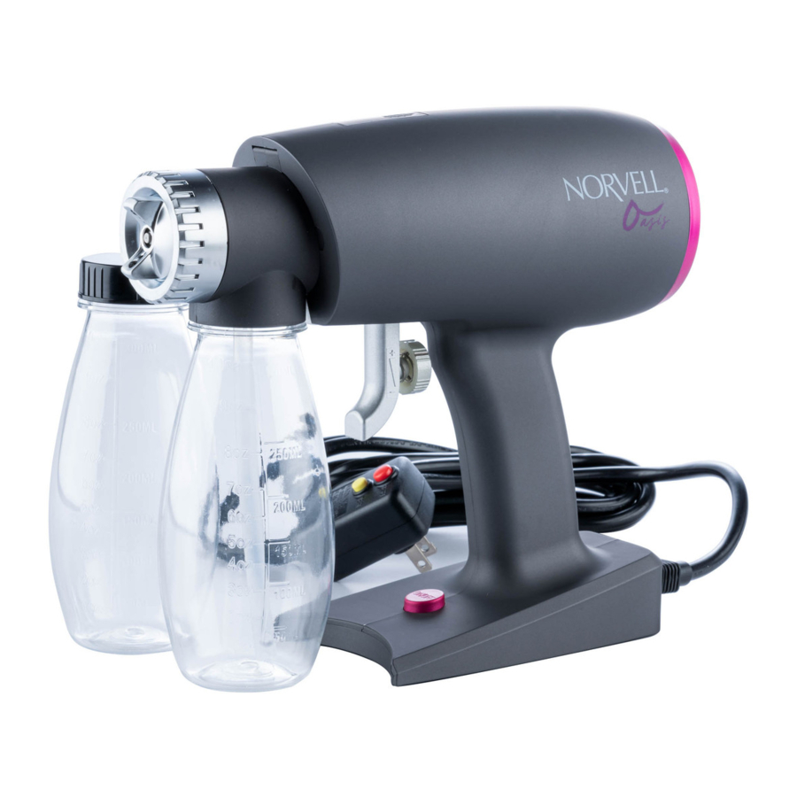 Norvell Oasis - Portable Spray Tanning Machine Manual | ManualsLib