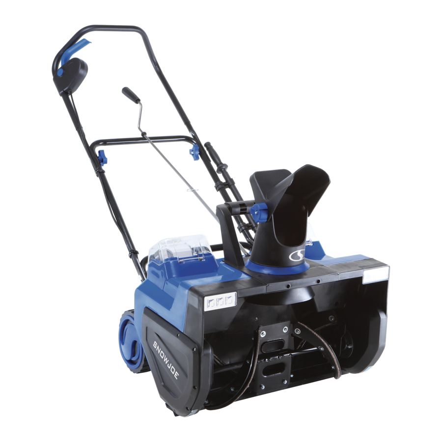 SnowJoe 24V-X2-SB22 - Cordless Snow Blower Manual | ManualsLib