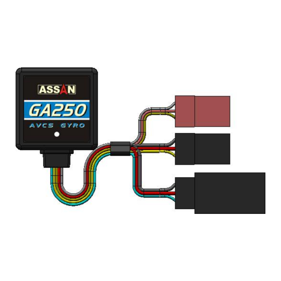 Assan GA-250 - Micro Gyro Manual | ManualsLib
