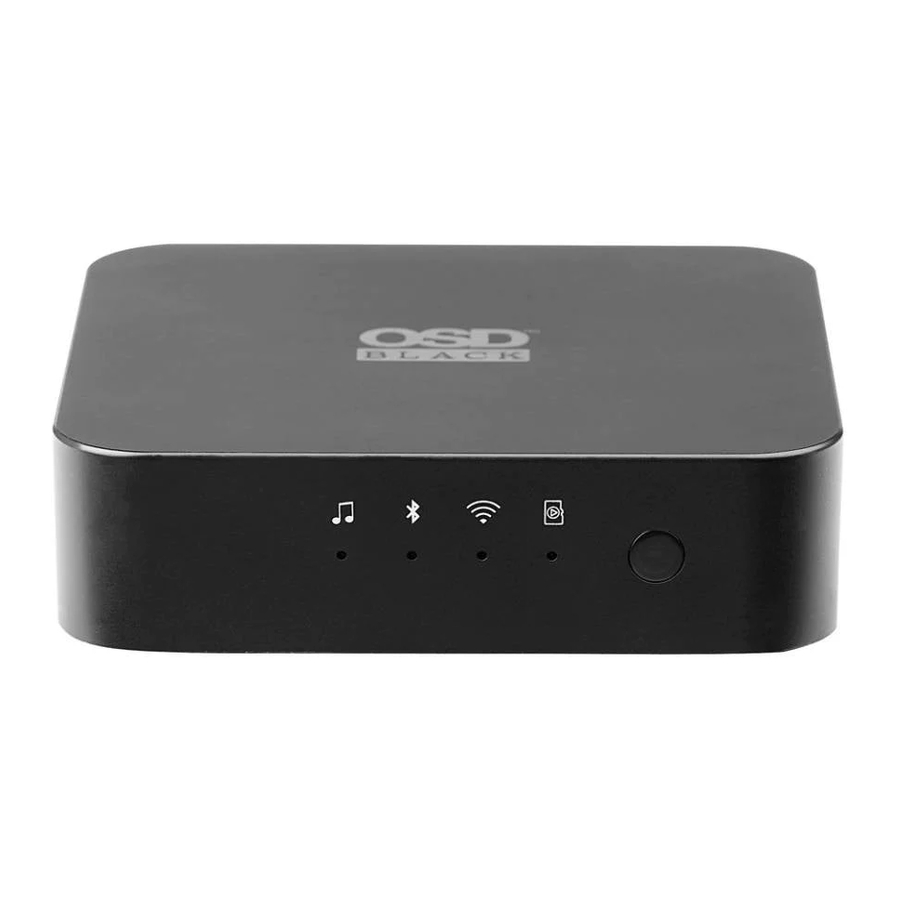 OSD Black SRT1 - Media Streamer Manual | ManualsLib