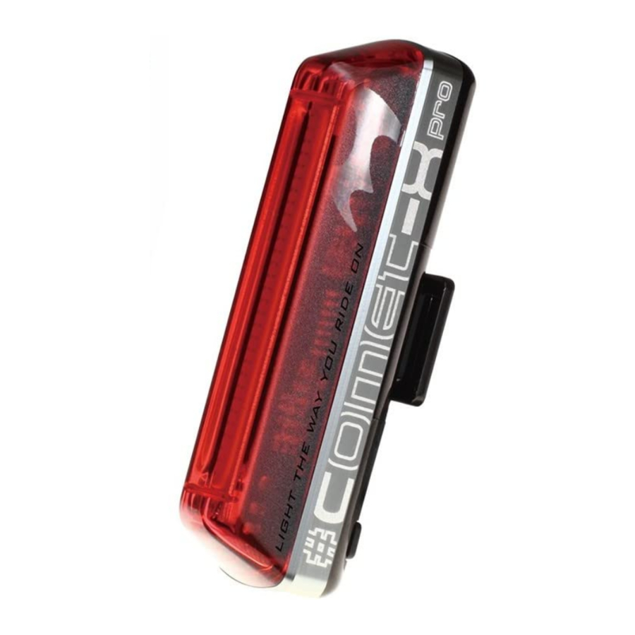 Moon COMET-X PRO - Bicycle Accessory User Manual | ManualsLib