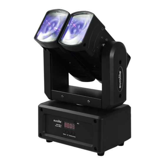 EUROLITE LED MFX-2 BEAM EFFECT USER MANUAL Pdf Download | ManualsLib