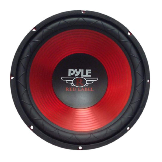 PYLE PLW10BL SPECIFICATIONS Pdf Download | ManualsLib