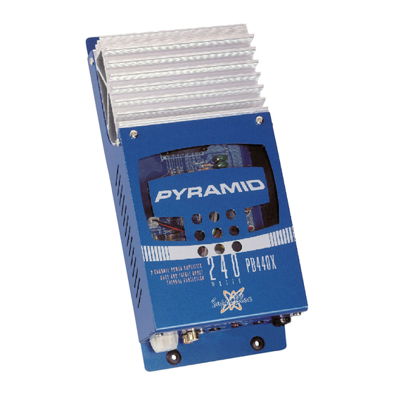 PYRAMID SUPER BLUE PB440X OWNER'S MANUAL Pdf Download | ManualsLib