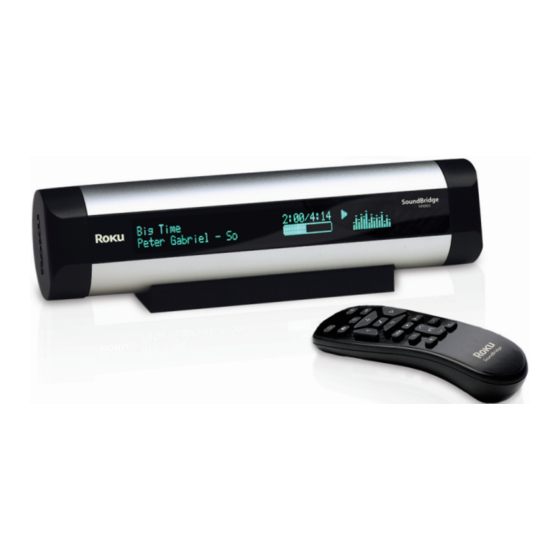 ROKU SOUNDBRIDGE M1000 SPECIFICATIONS Pdf Download | ManualsLib