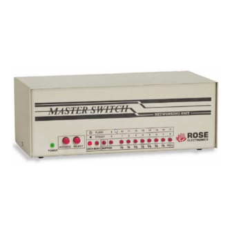 ROSE ELECTRONICS MASTERSWITCH MS-5P FEATURES AND BENEFITS Pdf Download ...