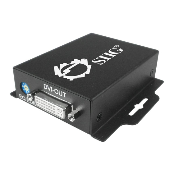 SIIG CE-D20111-S1 QUICK INSTALLATION MANUAL Pdf Download | ManualsLib