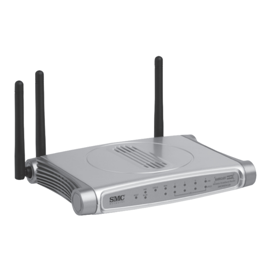 SMC NETWORKS BARRICADE SMCWBR14-GM QUICK INSTALLATION MANUAL Pdf ...