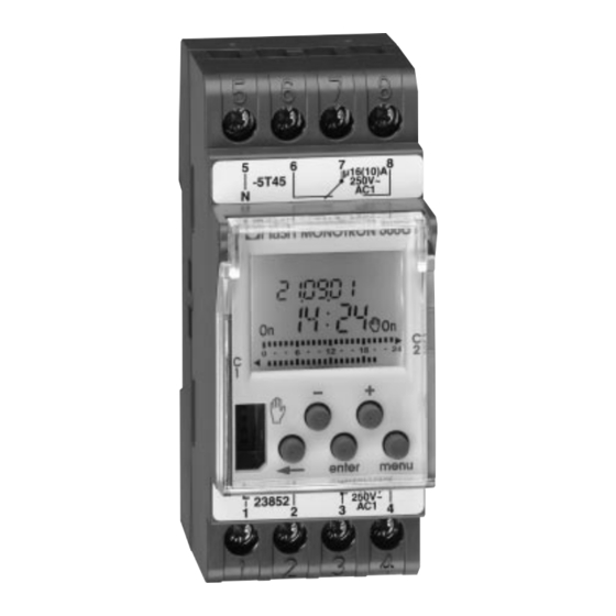Flash MONOTRON 300 CS - 2 Channels Electronic Time Switch Manual ...