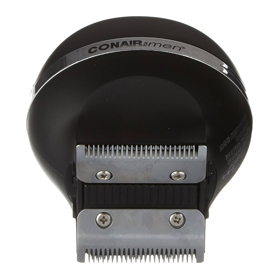 Conair HC7575LIC - Cordless Hair Clipper Manual | ManualsLib