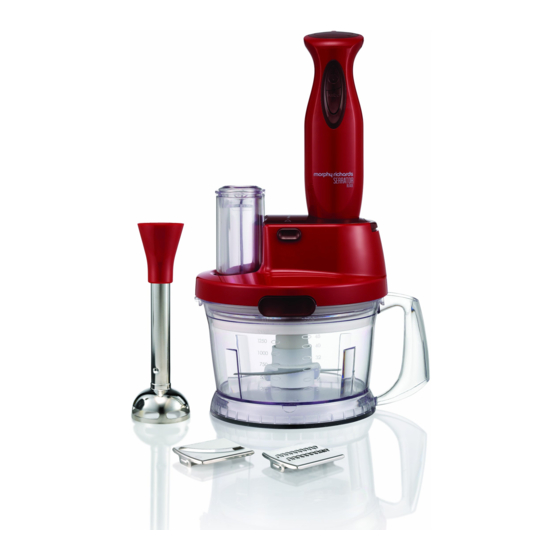 MORPHY RICHARDS ACCENTS SERRATOR BLADE OWNER'S MANUAL Pdf Download ...