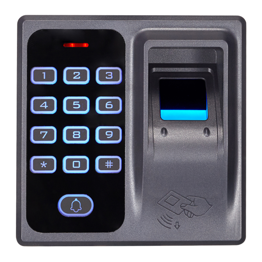 Realtime TD1D - Fingerprint Access Control System Manual | ManualsLib