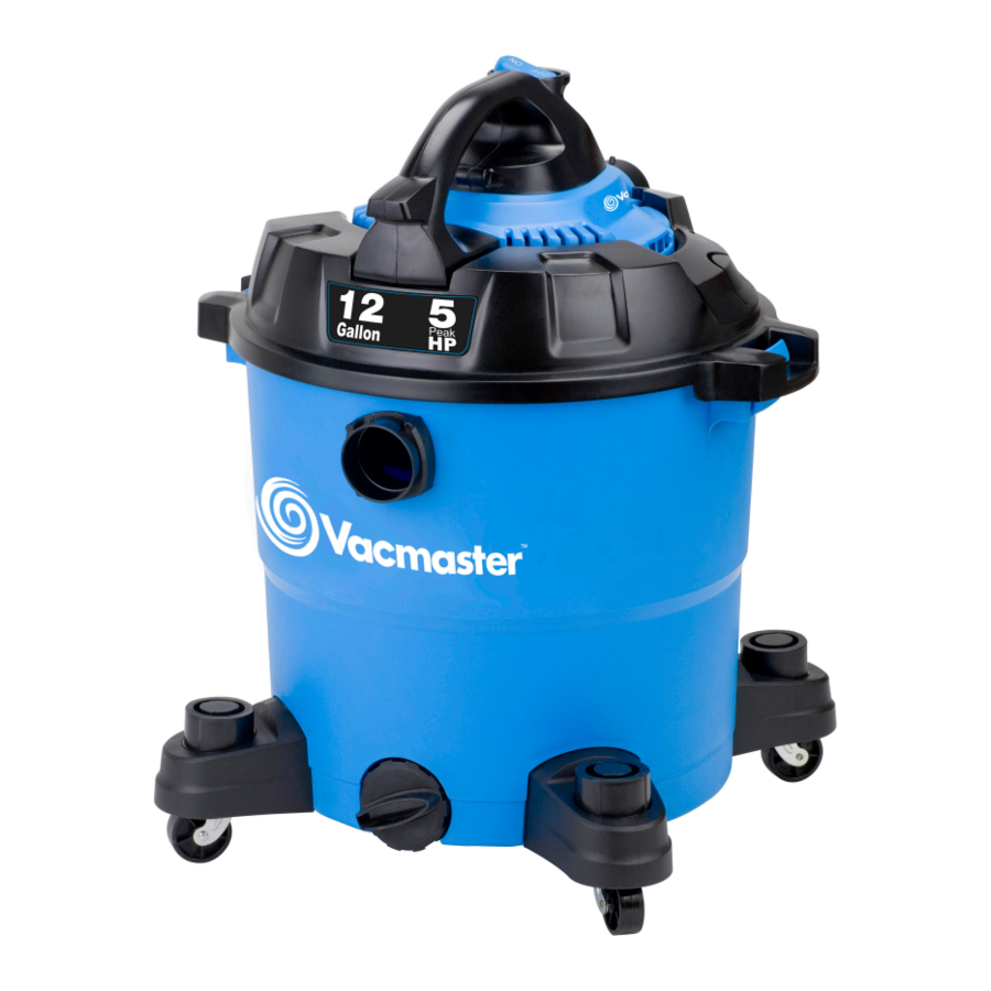 Vacmaster VBV1210 - Wet/Dry Vacuum with Detachable Blower Manual ...