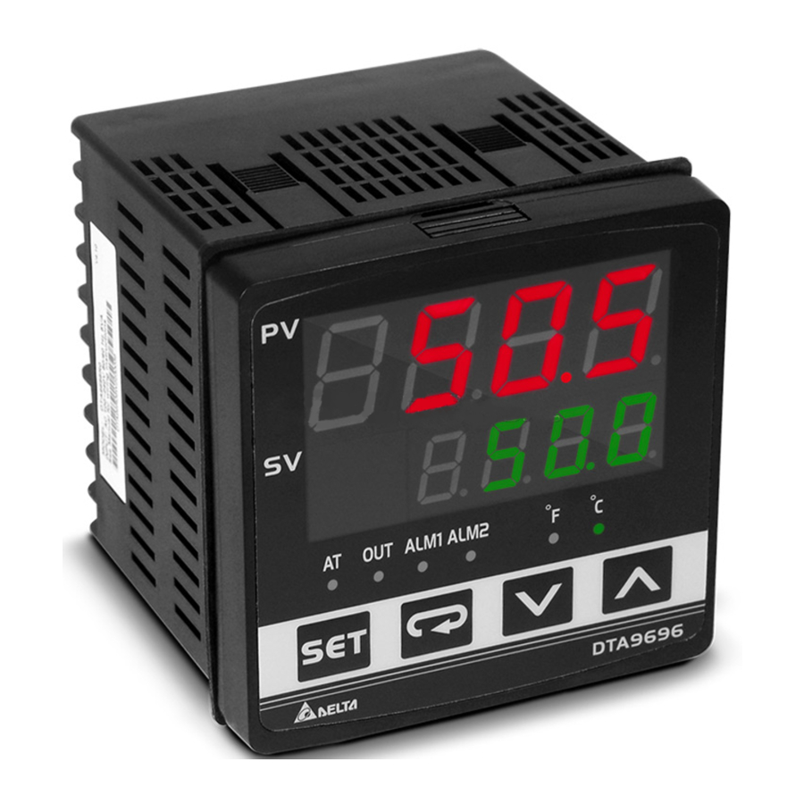 Delta A Series (DTA) - Temperature Controller Instructions | ManualsLib