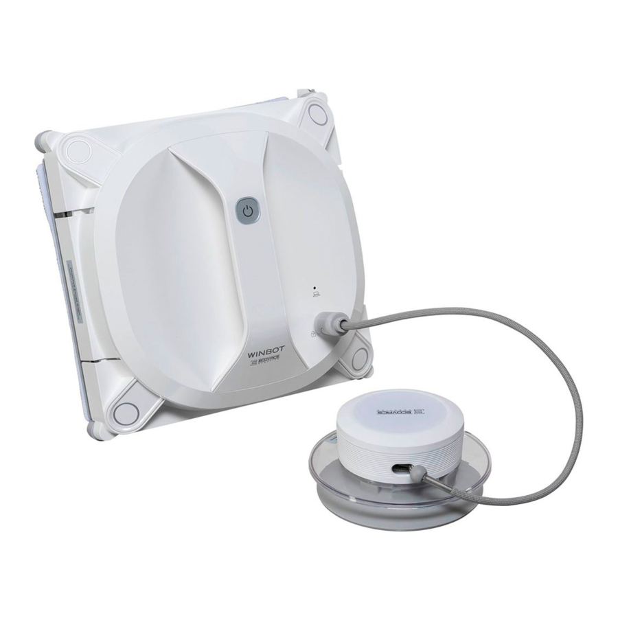 ECOVACS WINBOT X - Window Cleaning Robot Manual | ManualsLib