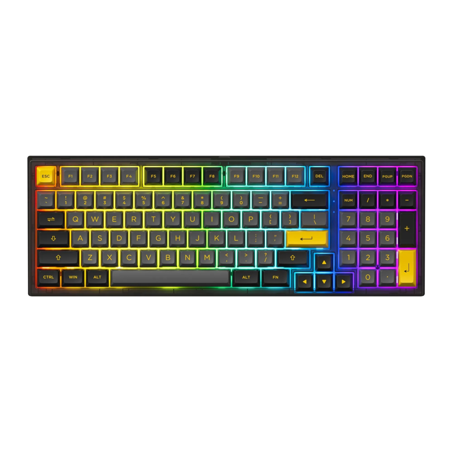 Akko PC98B Plus - RGB Backlit Mechanical Keyboard Manual | ManualsLib