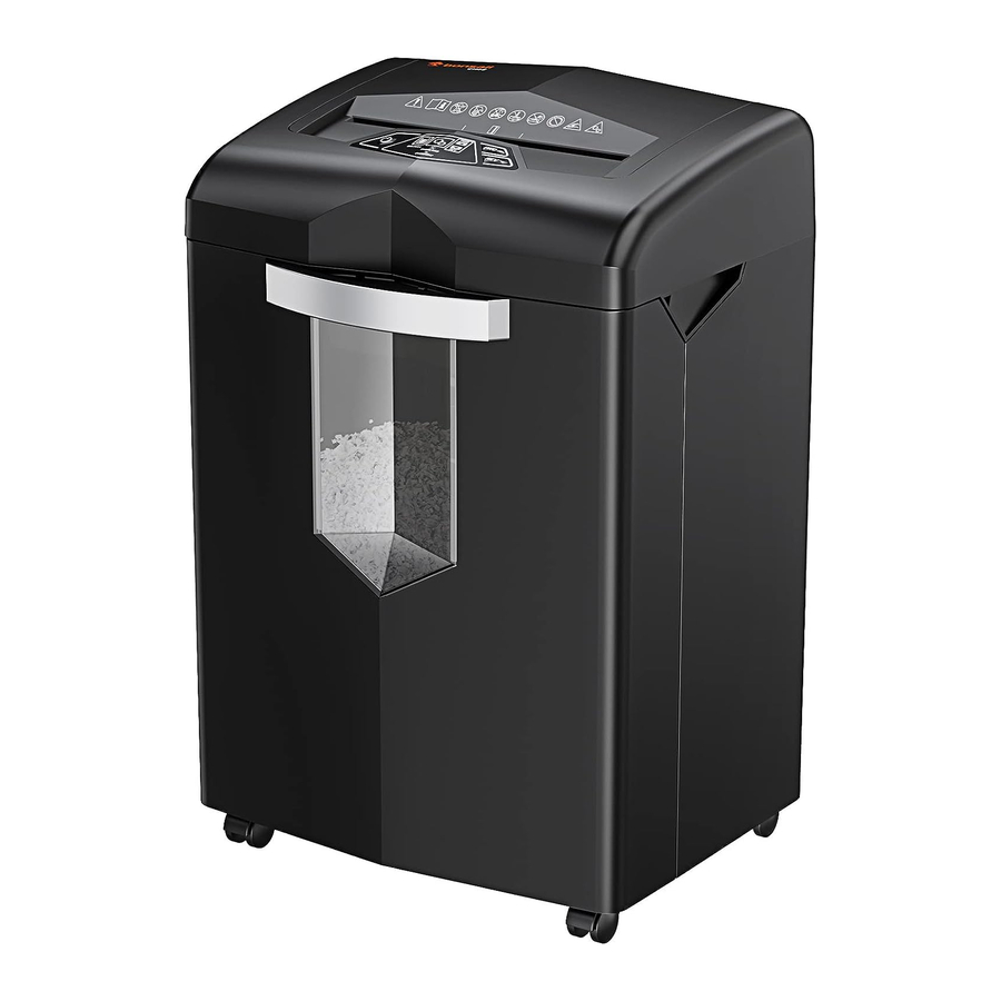 Bonsaii C144-D - 24-Sheet Cross Cut Shredder Manual | ManualsLib