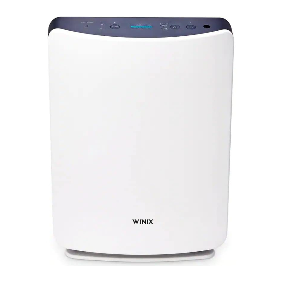 Winix D480, D360 - Air Purifiers Manual | ManualsLib