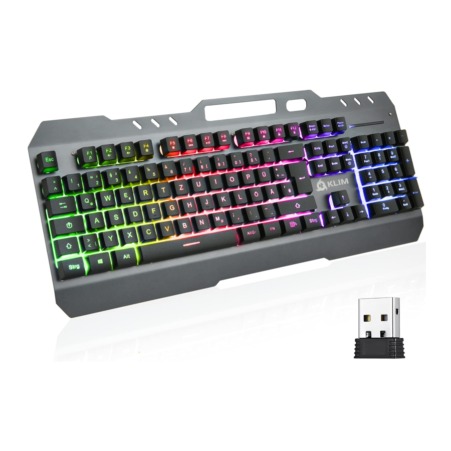 KLIM Lightning Wireless Keyboard Manual | ManualsLib