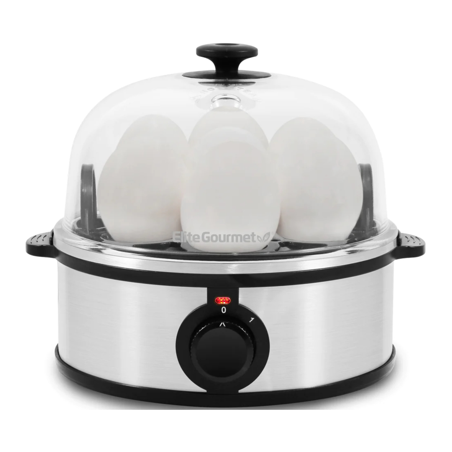Elite Gourmet EGC648 - Stainless Steel Easy Egg Cooker, Poacher Manual ...