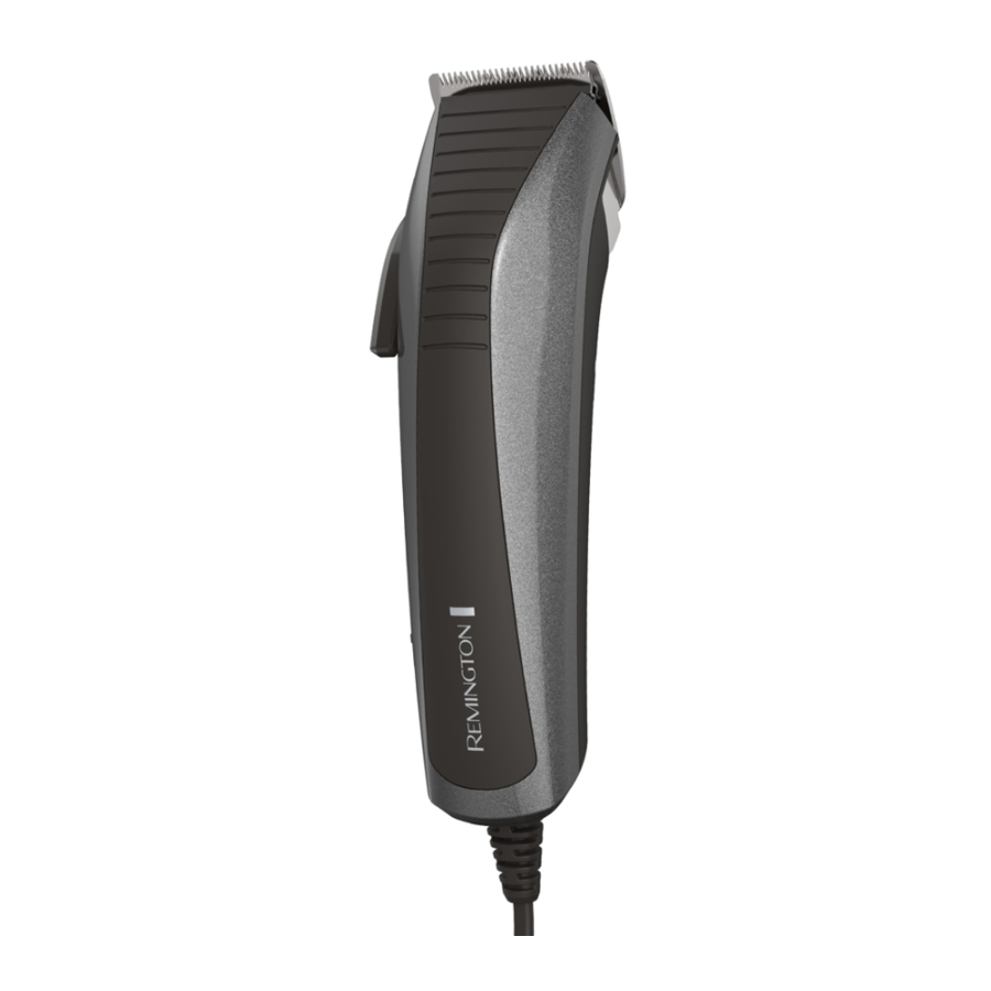 Remington EASY FADE HAIRCUT KIT HC4060 - Use And Styling Guide | ManualsLib