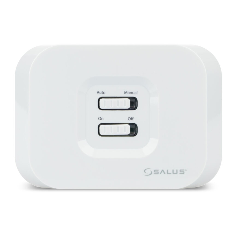 Salus Controls RX10RF - ZigBee Network Control Module Manual | ManualsLib