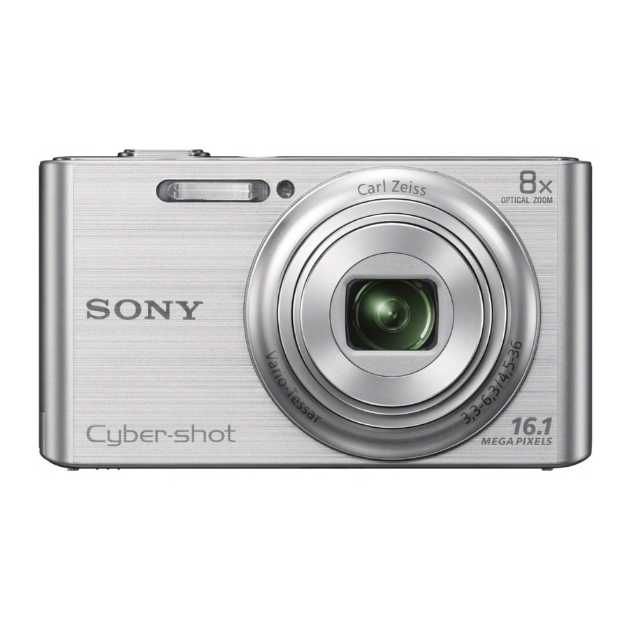 Sony DSC-W730 - Digital Still Camera Manual | ManualsLib