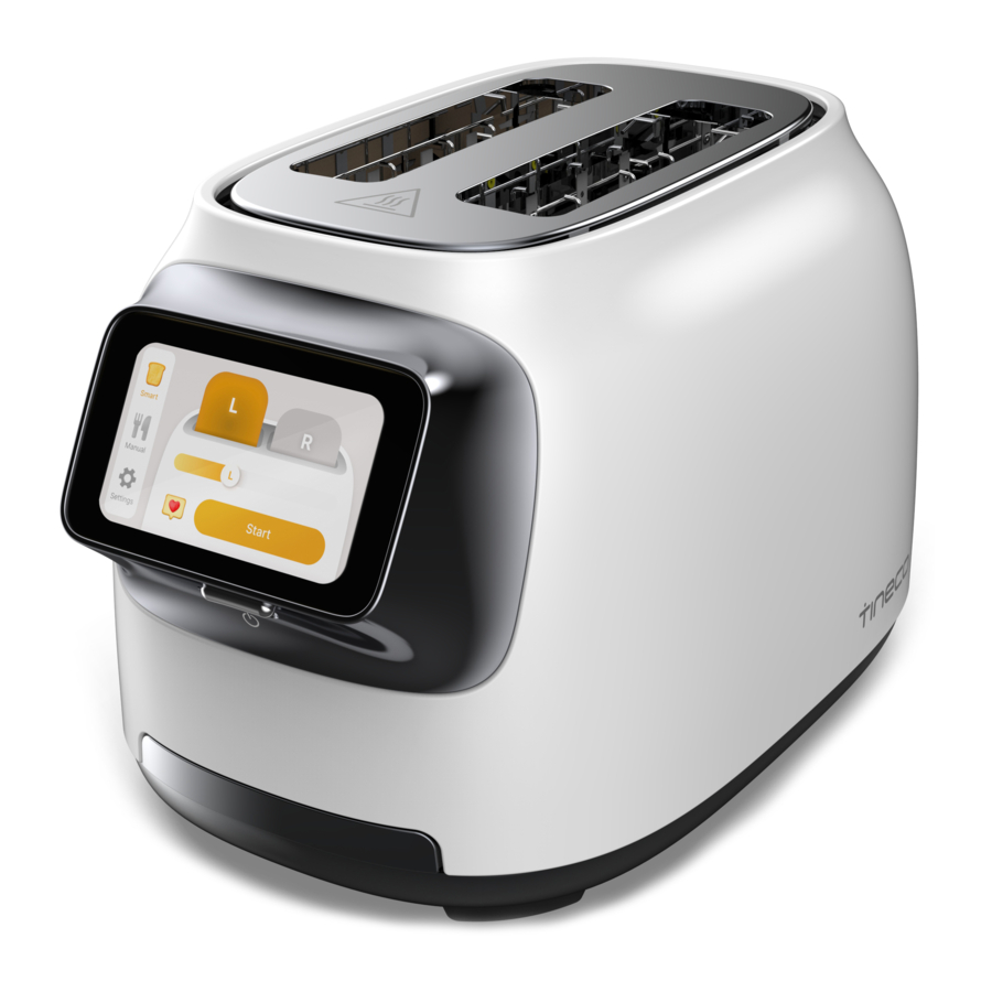 Tineco TOASTY ONE Series - Smart Toaster Manual | ManualsLib