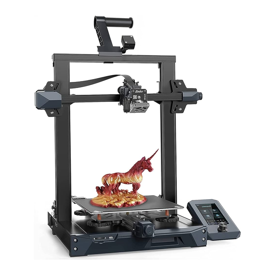 Creality Ender-3 S1 - 3D Printer User Manual V1.1 | ManualsLib