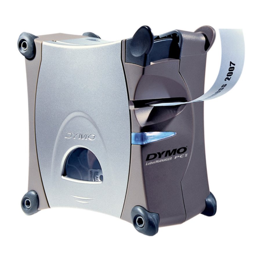 Dymo LabelManager PCII - Barcode Label Printer Quick Start Guide ...