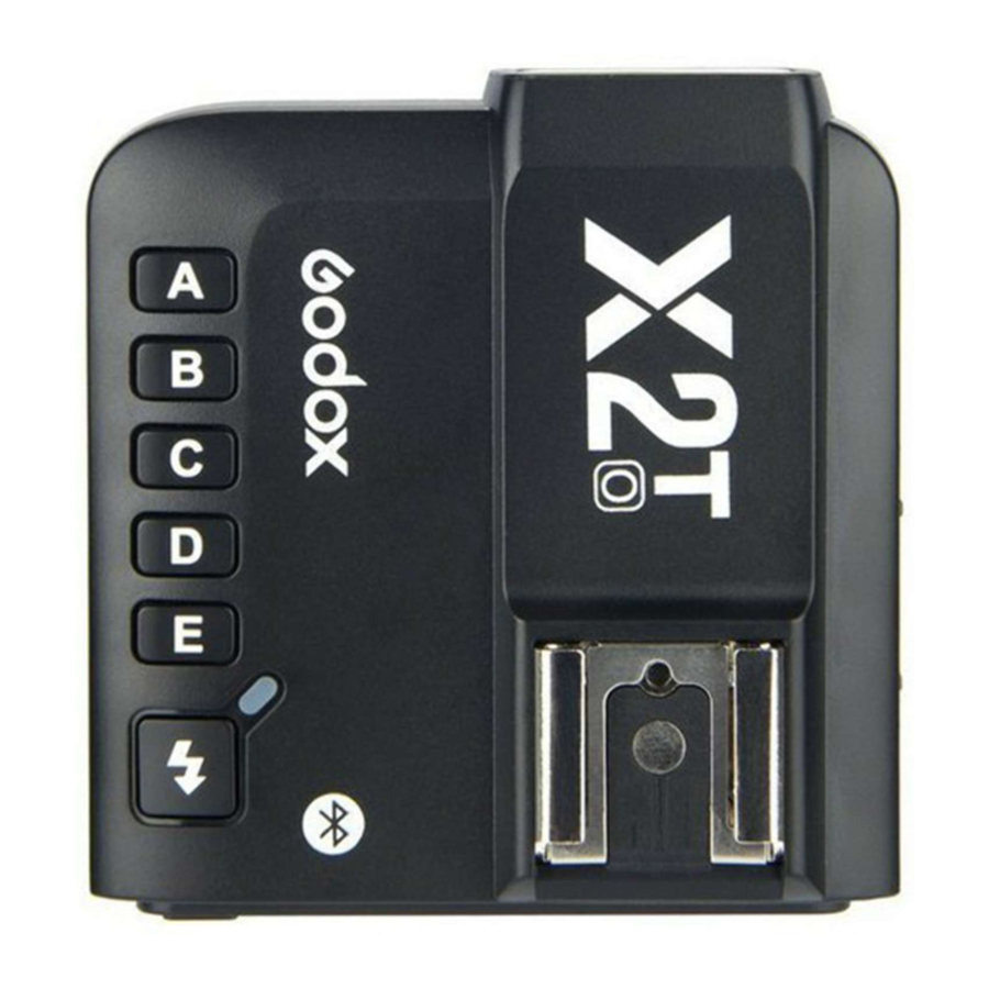 Godox X2T-O - TTL Wireless Flash Trigger Manual | ManualsLib