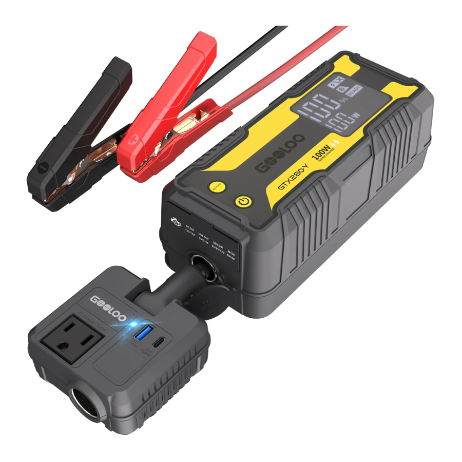 GOOLOO GTX280-Y - Detachable Inverter Portable Power Station Manual ...