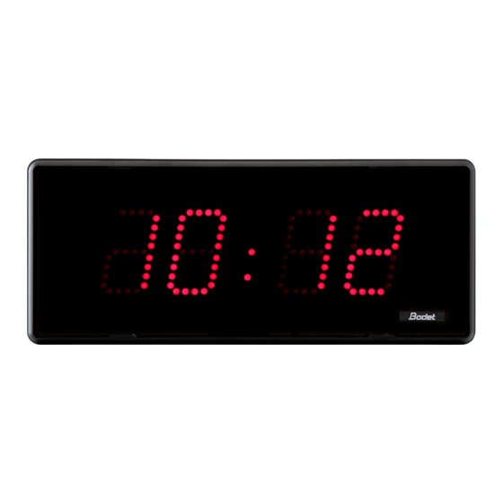 BODET 5S QUICK START MANUAL Pdf Download | ManualsLib