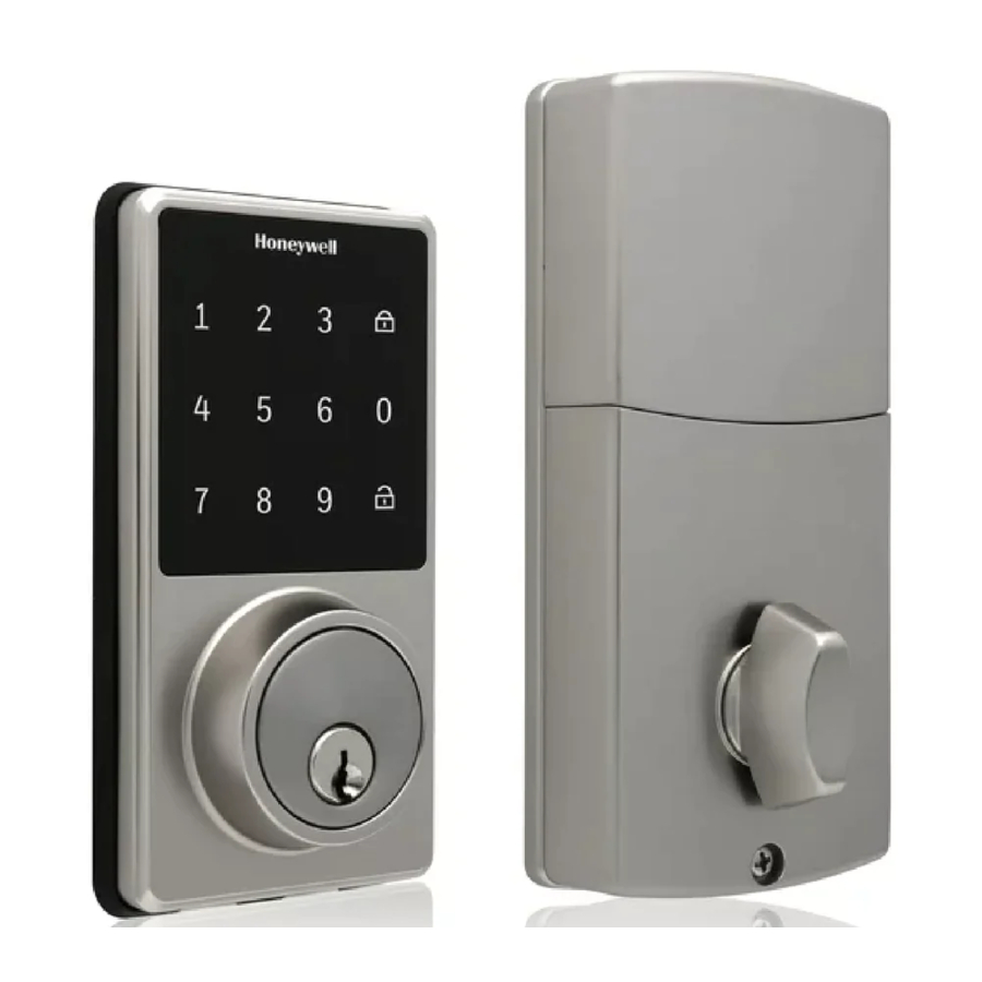 Honeywell 8733500 - Digital Touchscreen Deadbolt Instructions | ManualsLib