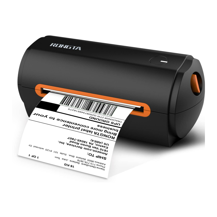 Rongta Technology RP422 - Label Printer Manual | ManualsLib