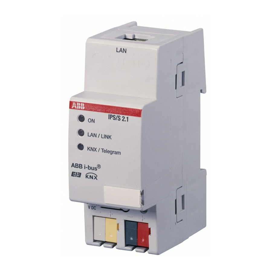 ABB IPS/S 2.1 - IP-Interface Manual | ManualsLib